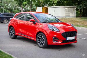 Sarkans Ford Puma 2021 Viļņa, ar dzinēja tilpumu 1.00 L un nobraukumu 78 tūkst. km par 14200 €, foto 8 vietnē AUTOMOTO.COM.LV