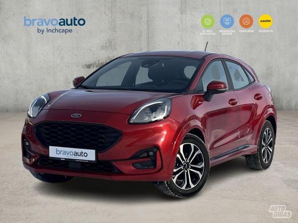 Red Ford Puma 2022 in Kaunas, with an engine capacity of 1.00 L and mileage of 51 thousand km for 17972 €, photo 1 on AUTOMOTO.COM.LV