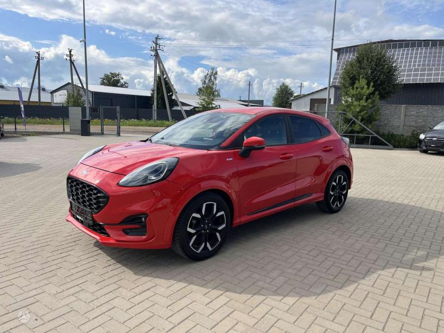 Sarkans Ford Puma 2020 Tauragė, ar dzinēja tilpumu 1.00 L un nobraukumu 119 tūkst. km par 8900 €, foto 4 vietnē AUTOMOTO.COM.LV