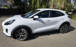 White Ford Puma 2020 in Vilnius, with an engine capacity of 1.00 L and mileage of 56 thousand km for 12500 €, photo 3 on AUTOMOTO.COM.LV