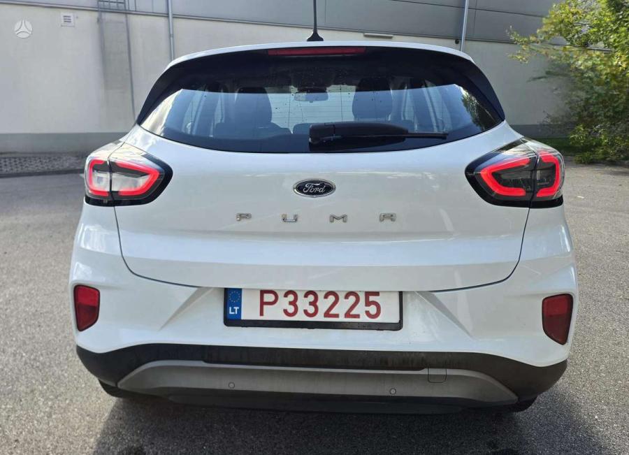 White Ford Puma 2020 in Vilnius, with an engine capacity of 1.00 L and mileage of 56 thousand km for 12500 €, photo 6 on AUTOMOTO.COM.LV