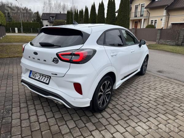 White Ford Puma 2022 in Riga, with an engine capacity of 1.00 L and mileage of 32 thousand km for 22500 €, photo 4 on AUTOMOTO.COM.LV