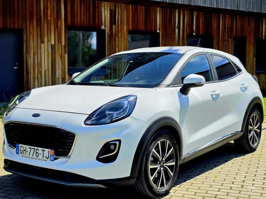 White Ford Puma 2022 in Taurage, with an engine capacity of 1.00 L and mileage of 73 thousand km for 8900 €, photo 1 on AUTOMOTO.COM.LV