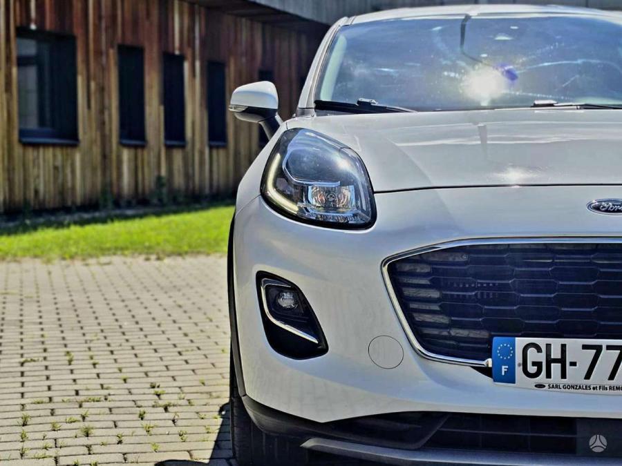 White Ford Puma 2022 in Taurage, with an engine capacity of 1.00 L and mileage of 73 thousand km for 8900 €, photo 10 on AUTOMOTO.COM.LV