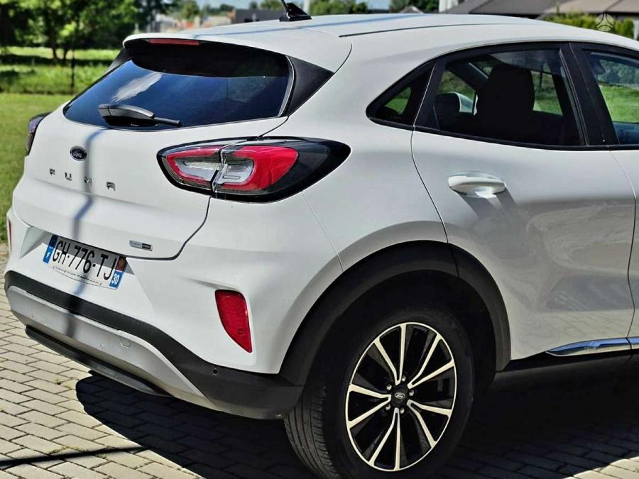 White Ford Puma 2022 in Taurage, with an engine capacity of 1.00 L and mileage of 73 thousand km for 8900 €, photo 14 on AUTOMOTO.COM.LV