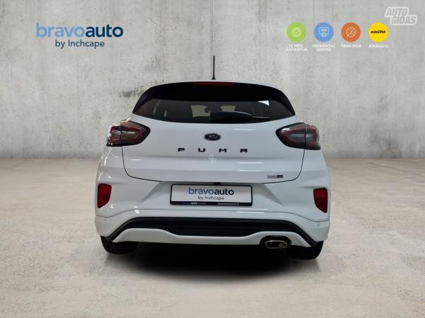 Ford Puma 2023 Viļņa vietnē Balts Ford Puma 2023 Viļņa, ar dzinēja tilpumu 1.00 L un nobraukumu 19 tūkst. km par 18000 €, foto 5 vietnē AUTOMOTO.COM.LV