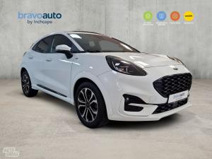 White Ford Puma 2023 in Vilnius, with an engine capacity of 1.00 L and mileage of 19 thousand km for 18000 €, photo 8 on AUTOMOTO.COM.LV