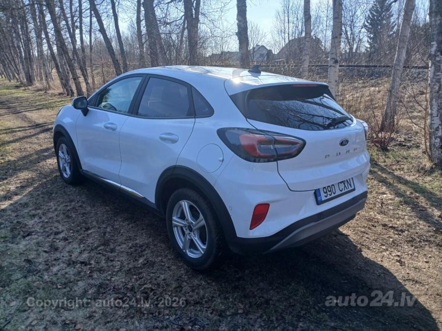White Ford Puma 2024 in Tallinn, with an engine capacity of 1.00 L and mileage of 0 thousand km for 10500 €, photo 7 on AUTOMOTO.COM.LV