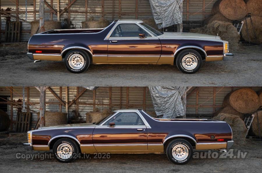 Brown Ford Ranchero 1978 in Tallinn, with an engine capacity of 6.60 L and mileage of 72 thousand km for 14000 €, photo 12 on AUTOMOTO.COM.LV
