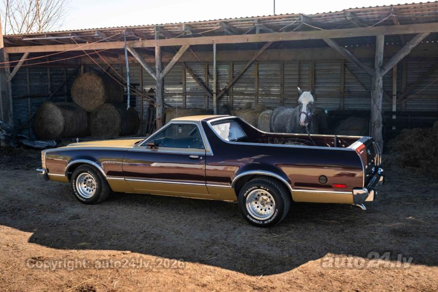 Brown Ford Ranchero 1978 in Tallinn, with an engine capacity of 6.60 L and mileage of 72 thousand km for 14000 €, photo 15 on AUTOMOTO.COM.LV