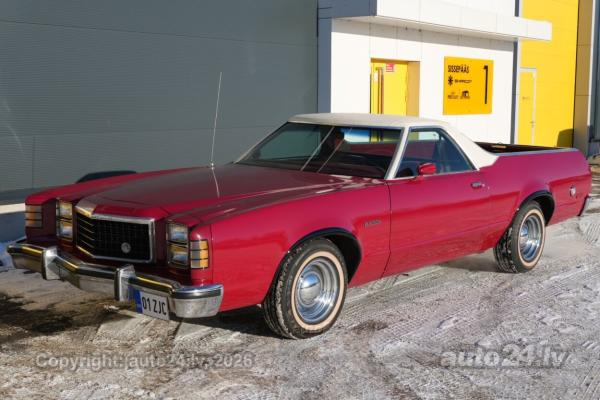Red Ford Ranchero 1979 in Tallinn, with an engine capacity of 5.80 L and mileage of 106 thousand km for 16250 €, photo 2 on AUTOMOTO.COM.LV