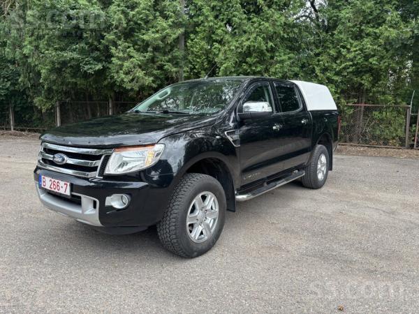 Black Ford Ranger 2014 in Ogre, with an engine capacity of 2.20 L and mileage of 216 thousand km for 11850 €, photo 3 on AUTOMOTO.COM.LV