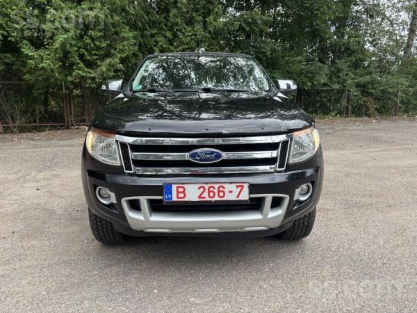 Black Ford Ranger 2014 in Ogre, with an engine capacity of 2.20 L and mileage of 216 thousand km for 11850 €, photo 4 on AUTOMOTO.COM.LV