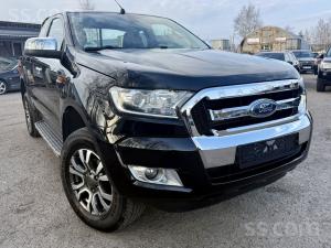 Black Ford Ranger 2017 in Riga, with an engine capacity of 2.20 L and mileage of 0 thousand km for 13990 €, photo 4 on AUTOMOTO.COM.LV