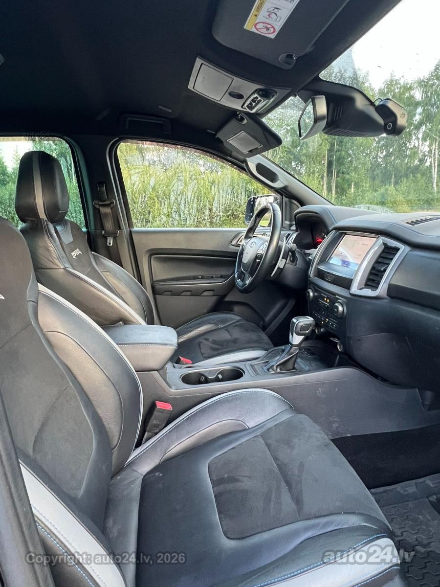 Black Ford Ranger 2020 in Tallinn, with an engine capacity of 2.00 L and mileage of 111 thousand km for 36500 €, photo 16 on AUTOMOTO.COM.LV