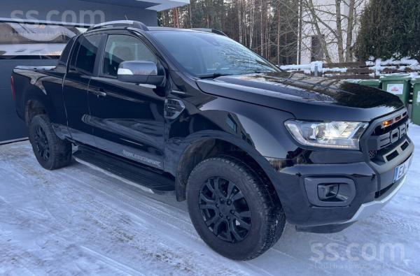 Black Ford Ranger 2021 in Riga, with an engine capacity of 2.00 L and mileage of 74 thousand km for 29855 €, photo 3 on AUTOMOTO.COM.LV