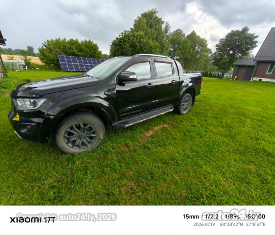 Black Ford Ranger 2021 in Tartu, with an engine capacity of 2.00 L and mileage of 104 thousand km for 26000 €, photo 16 on AUTOMOTO.COM.LV