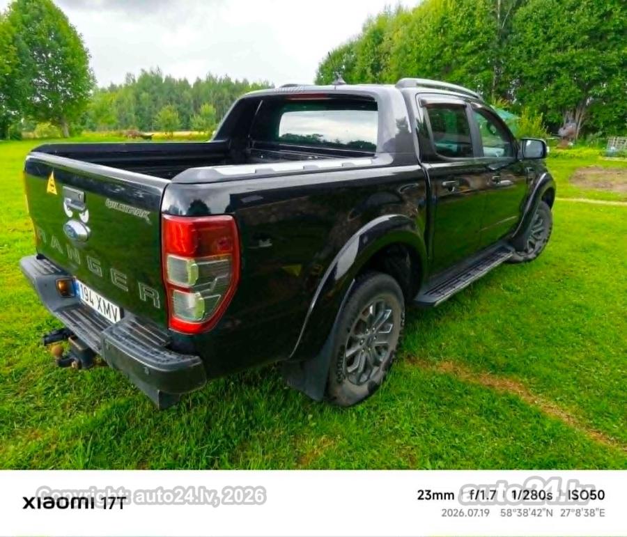 Black Ford Ranger 2021 in Tartu, with an engine capacity of 2.00 L and mileage of 104 thousand km for 26000 €, photo 24 on AUTOMOTO.COM.LV