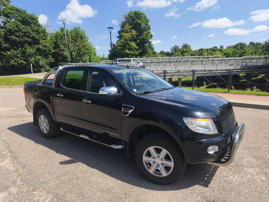 Melns Ford Ranger 2014 Šilutė, ar dzinēja tilpumu 2.20 L un nobraukumu 162 tūkst. km par 12500 €, foto 1 vietnē AUTOMOTO.COM.LV