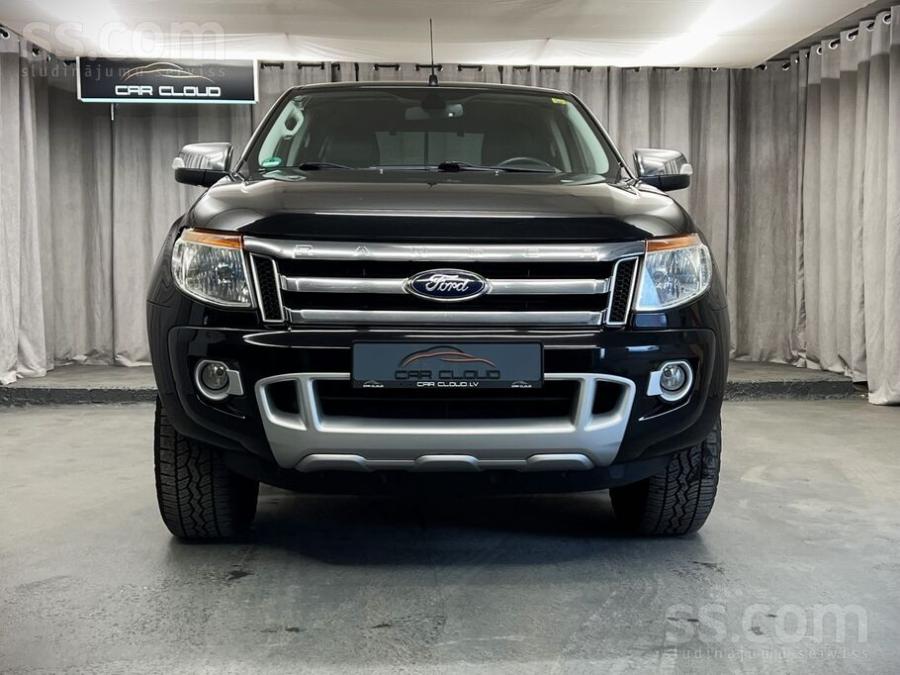 Black Ford Ranger 2015 in Riga, with an engine capacity of 3.20 L and mileage of 280 thousand km for 14990 €, photo 3 on AUTOMOTO.COM.LV