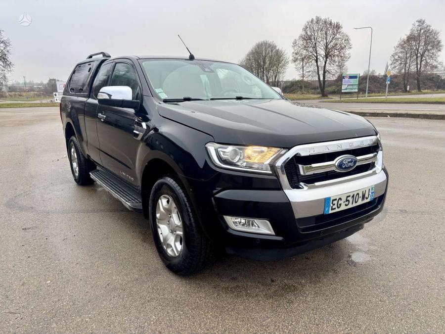 Melns Ford Ranger 2016 Tauragė, ar dzinēja tilpumu 3.20 L un nobraukumu 250 tūkst. km par 13500 €, foto 3 vietnē AUTOMOTO.COM.LV