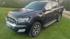 Black Ford Ranger 2016 in Anyksciai, with an engine capacity of 2.20 L and mileage of 153 thousand km for 15900 €, photo  on AUTOMOTO.COM.LV