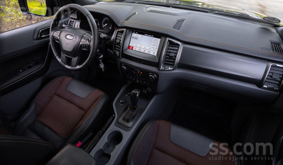 Black Ford Ranger 2017 in Jelgava, with an engine capacity of 3.20 L and mileage of 0 thousand km for 17200 €, photo 27 on AUTOMOTO.COM.LV