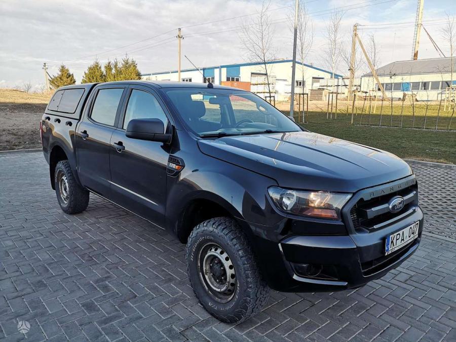 Melns Ford Ranger 2018 Klaipėda, ar dzinēja tilpumu 2.20 L un nobraukumu 250 tūkst. km par 8900 €, foto 1 vietnē AUTOMOTO.COM.LV