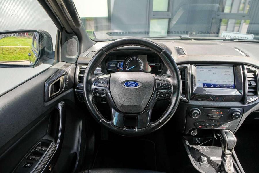 Black Ford Ranger 2021 in Kaunas, with an engine capacity of 2.00 L and mileage of 98 thousand km for 24450 €, photo 14 on AUTOMOTO.COM.LV