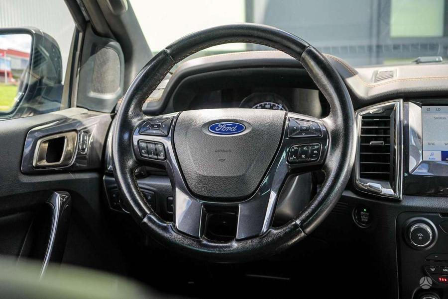 Black Ford Ranger 2021 in Kaunas, with an engine capacity of 2.00 L and mileage of 98 thousand km for 24450 €, photo 15 on AUTOMOTO.COM.LV