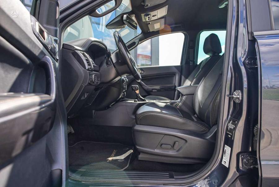 Black Ford Ranger 2021 in Kaunas, with an engine capacity of 2.00 L and mileage of 98 thousand km for 24450 €, photo 26 on AUTOMOTO.COM.LV