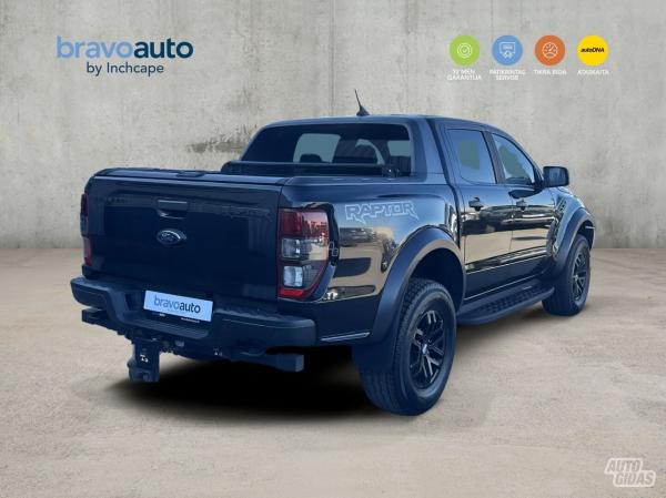 Black Ford Ranger 2022 in Kaunas, with an engine capacity of 2.00 L and mileage of 129 thousand km for 34771 €, photo 5 on AUTOMOTO.COM.LV