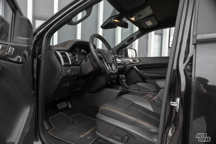 Black Ford Ranger 2022 in Vilnius, with an engine capacity of 2.00 L and mileage of 290 thousand km for 18500 €, photo 13 on AUTOMOTO.COM.LV