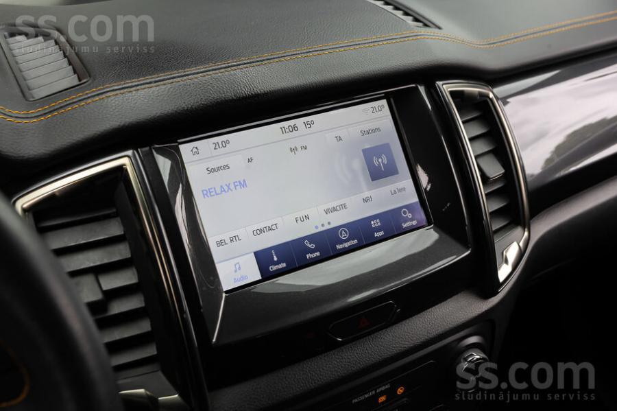 Melns Ford Ranger 2022 Jelgava, ar dzinēja tilpumu 2.00 L un nobraukumu 0 tūkst. km par 19500 €, foto 20 vietnē AUTOMOTO.COM.LV