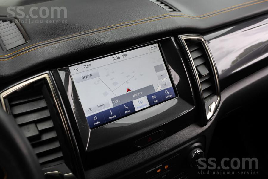 Melns Ford Ranger 2022 Jelgava, ar dzinēja tilpumu 2.00 L un nobraukumu 0 tūkst. km par 19500 €, foto 21 vietnē AUTOMOTO.COM.LV