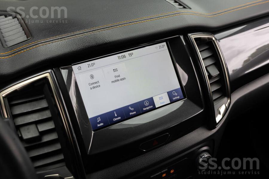 Melns Ford Ranger 2022 Jelgava, ar dzinēja tilpumu 2.00 L un nobraukumu 0 tūkst. km par 19500 €, foto 22 vietnē AUTOMOTO.COM.LV