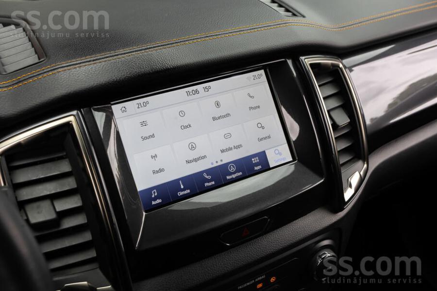 Melns Ford Ranger 2022 Jelgava, ar dzinēja tilpumu 2.00 L un nobraukumu 0 tūkst. km par 19500 €, foto 23 vietnē AUTOMOTO.COM.LV