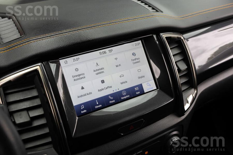 Melns Ford Ranger 2022 Jelgava, ar dzinēja tilpumu 2.00 L un nobraukumu 0 tūkst. km par 19500 €, foto 24 vietnē AUTOMOTO.COM.LV