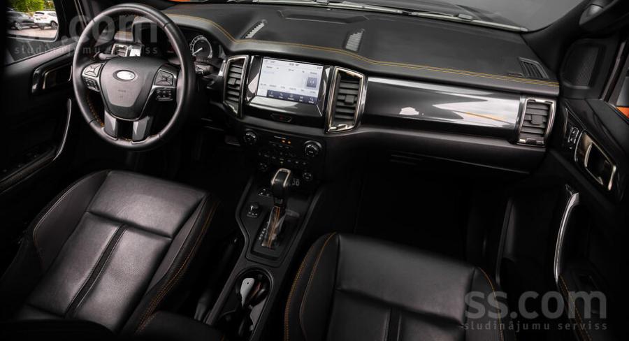 Melns Ford Ranger 2022 Jelgava, ar dzinēja tilpumu 2.00 L un nobraukumu 0 tūkst. km par 19500 €, foto 29 vietnē AUTOMOTO.COM.LV