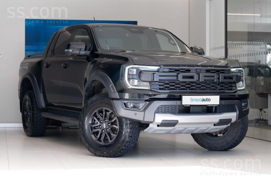 Black Ford Ranger 2023 in Riga, with an engine capacity of 2.00 L and mileage of 91 thousand km for 37990 €, photo 3 on AUTOMOTO.COM.LV