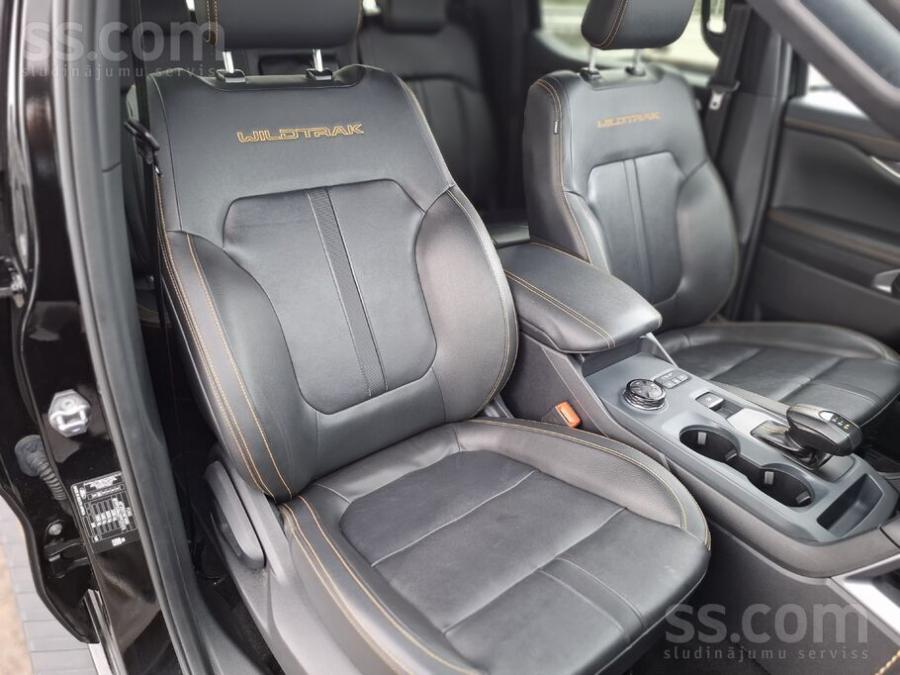Black Ford Ranger 2023 in Talsi, with an engine capacity of 2.00 L and mileage of 46 thousand km for 39800 €, photo 18 on AUTOMOTO.COM.LV