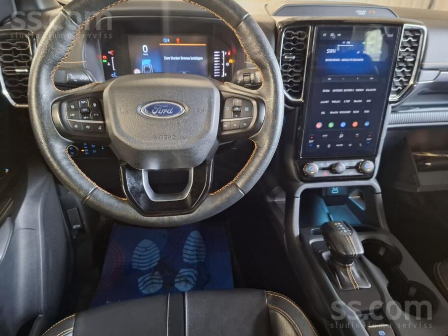 Black Ford Ranger 2023 in Talsi, with an engine capacity of 2.00 L and mileage of 46 thousand km for 39800 €, photo 21 on AUTOMOTO.COM.LV