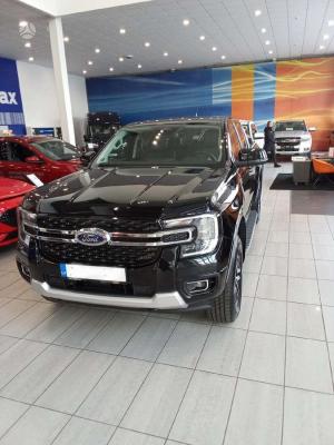 Black Ford Ranger 2024 in Riga, with an engine capacity of 2.00 L and mileage of 15 thousand km for 44500 €, photo 3 on AUTOMOTO.COM.LV
