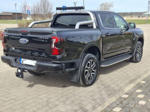 Black Ford Ranger 2024 in Riga, with an engine capacity of 2.00 L and mileage of 17 thousand km for 42100 €, photo 4 on AUTOMOTO.COM.LV