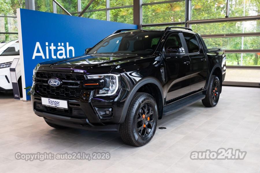 Melns Ford Ranger 2026 Tartu, ar dzinēja tilpumu 3.00 L un nobraukumu 0 tūkst. km par 59915 €, foto 1 vietnē AUTOMOTO.COM.LV