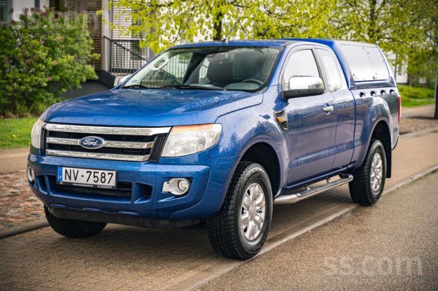 Zils Ford Ranger 2012 Rīga, ar dzinēja tilpumu 2.20 L un nobraukumu 259 tūkst. km par 14000 €, foto 1 vietnē AUTOMOTO.COM.LV