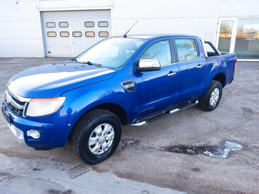 Blue Ford Ranger 2012 in Utena, with an engine capacity of 2.20 L and mileage of 246 thousand km for 8300 €, photo 2 on AUTOMOTO.COM.LV