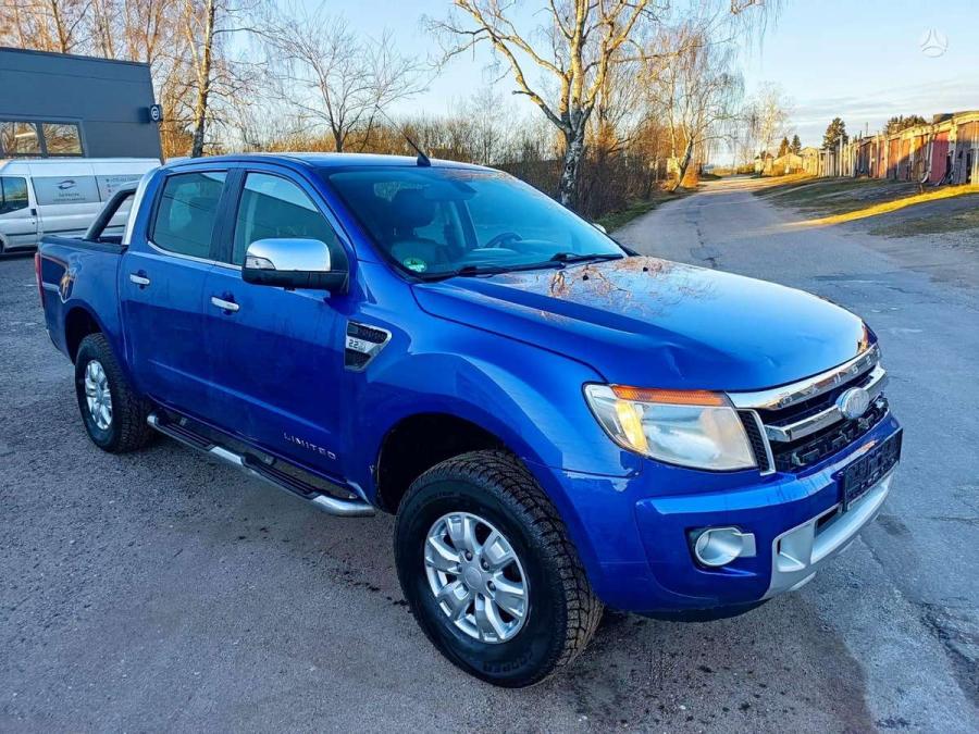 Blue Ford Ranger 2012 in Utena, with an engine capacity of 2.20 L and mileage of 246 thousand km for 8300 €, photo 5 on AUTOMOTO.COM.LV