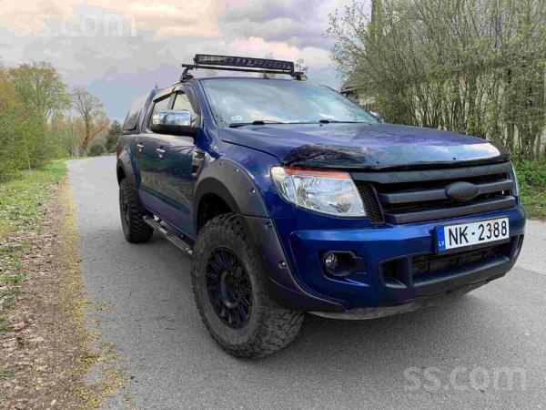 Blue Ford Ranger 2013 in Riga, with an engine capacity of 2.20 L and mileage of 228 thousand km for 15000 €, photo 1 on AUTOMOTO.COM.LV