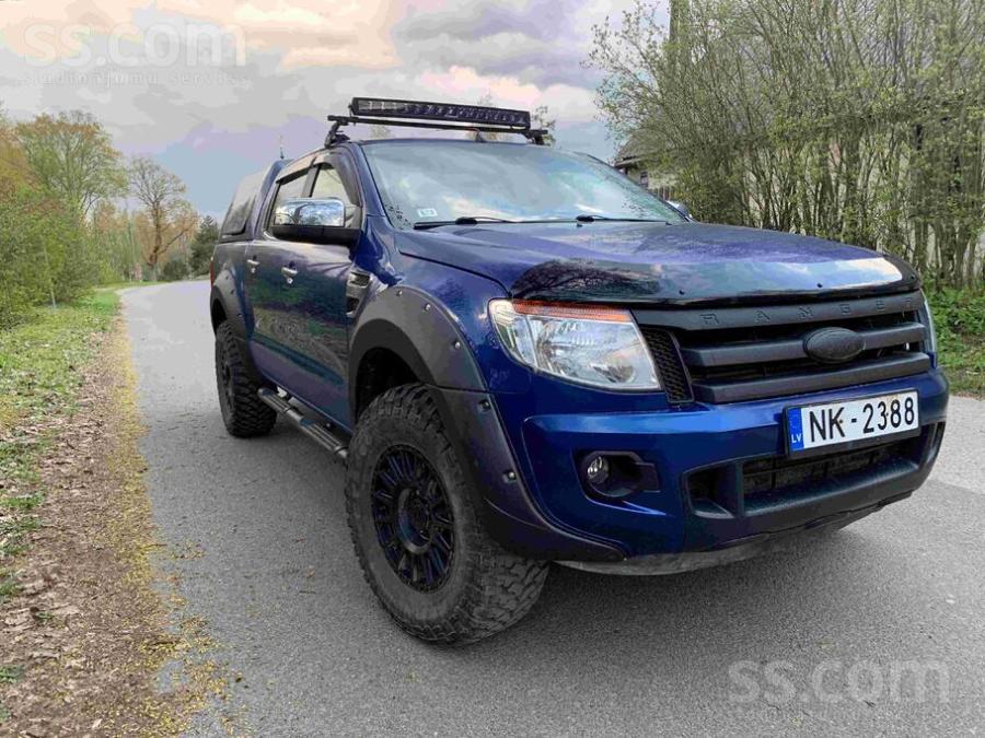 Blue Ford Ranger 2013 in Riga, with an engine capacity of 2.20 L and mileage of 228 thousand km for 15000 €, photo 1 on AUTOMOTO.COM.LV